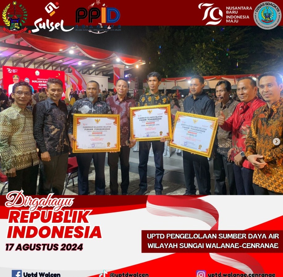 Penyerahan Piagam Penghargaan POB, PPA dan PS Tahun 2024